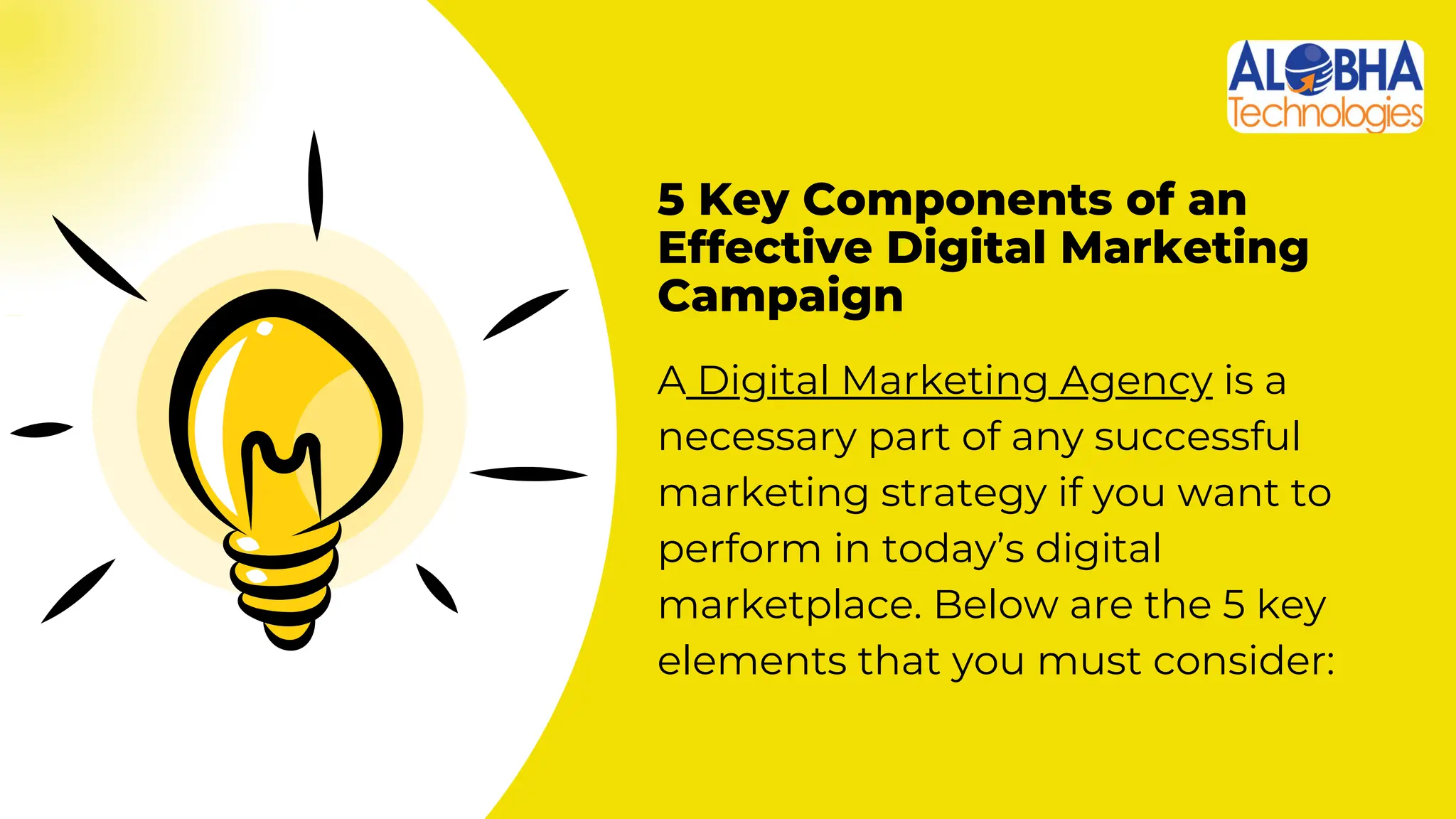 The 5 Key Elements of a Successful Digital Marketing Campaign. | PPT ...