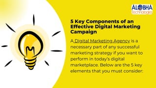 The 5 Key Elements of a Successful Digital Marketing Campaign. | PPT ...