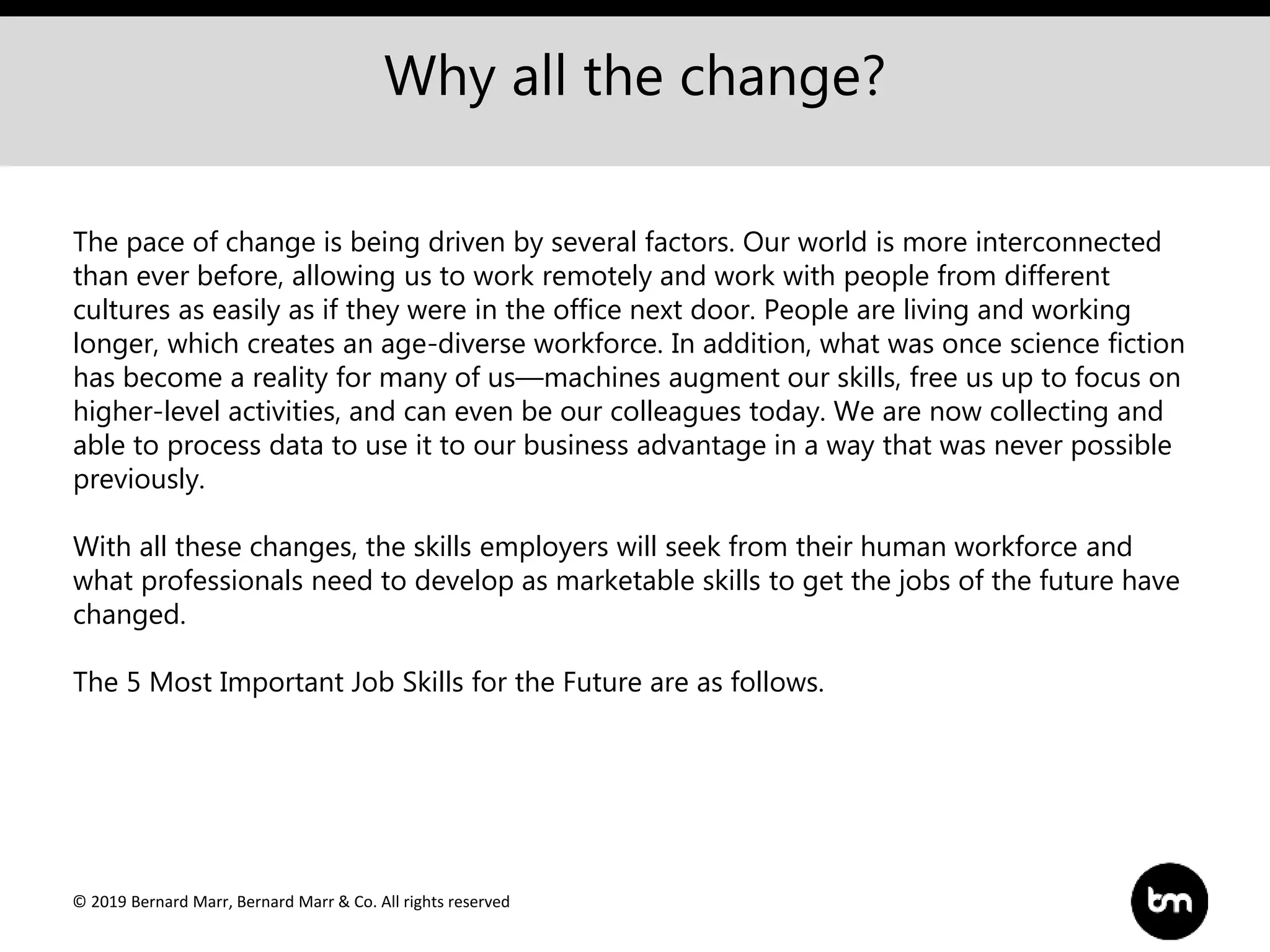 The 5 Most Important Job Skills For The Future | PPTX