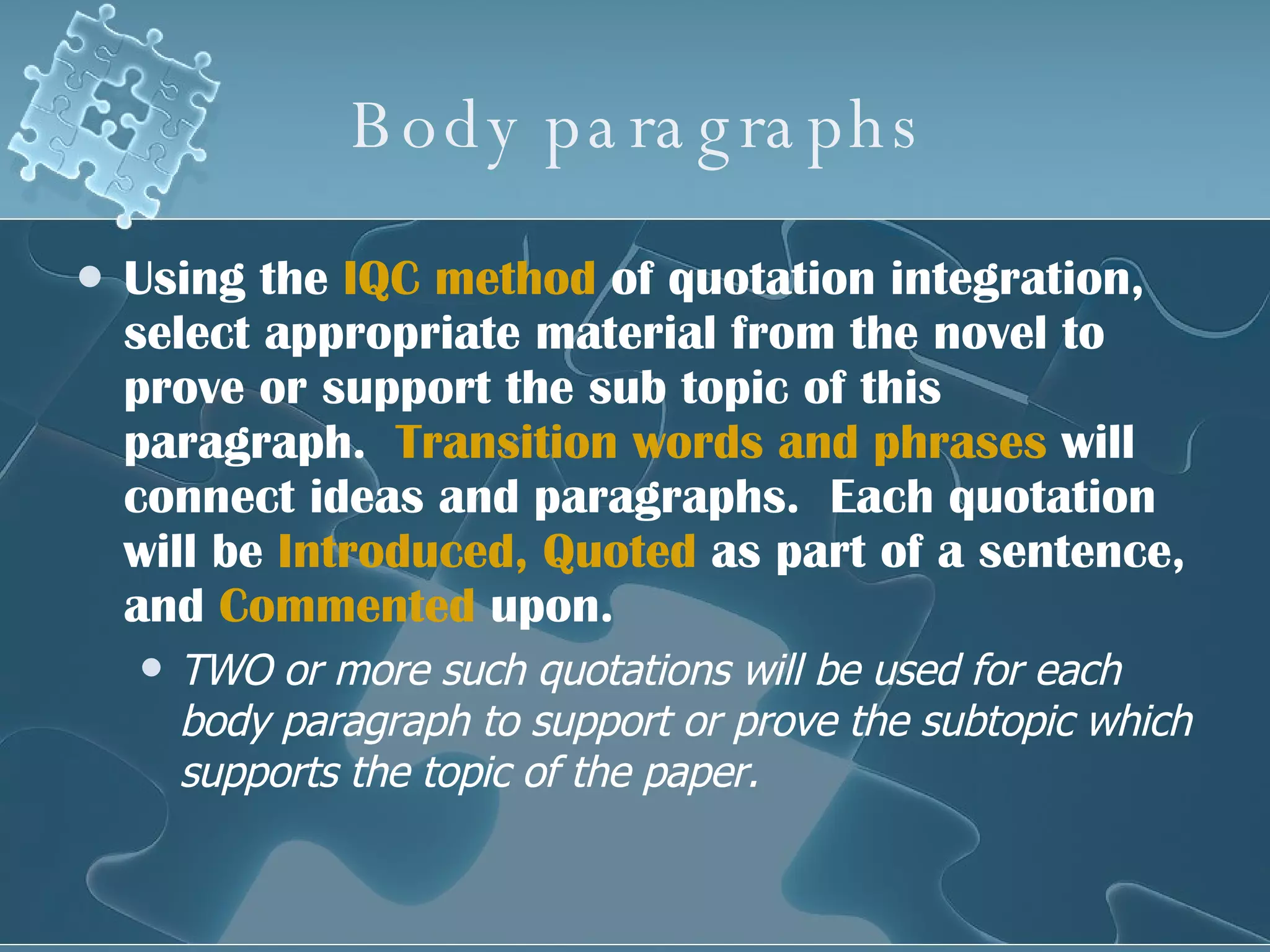 The 5 Paragraph Essay | PPT