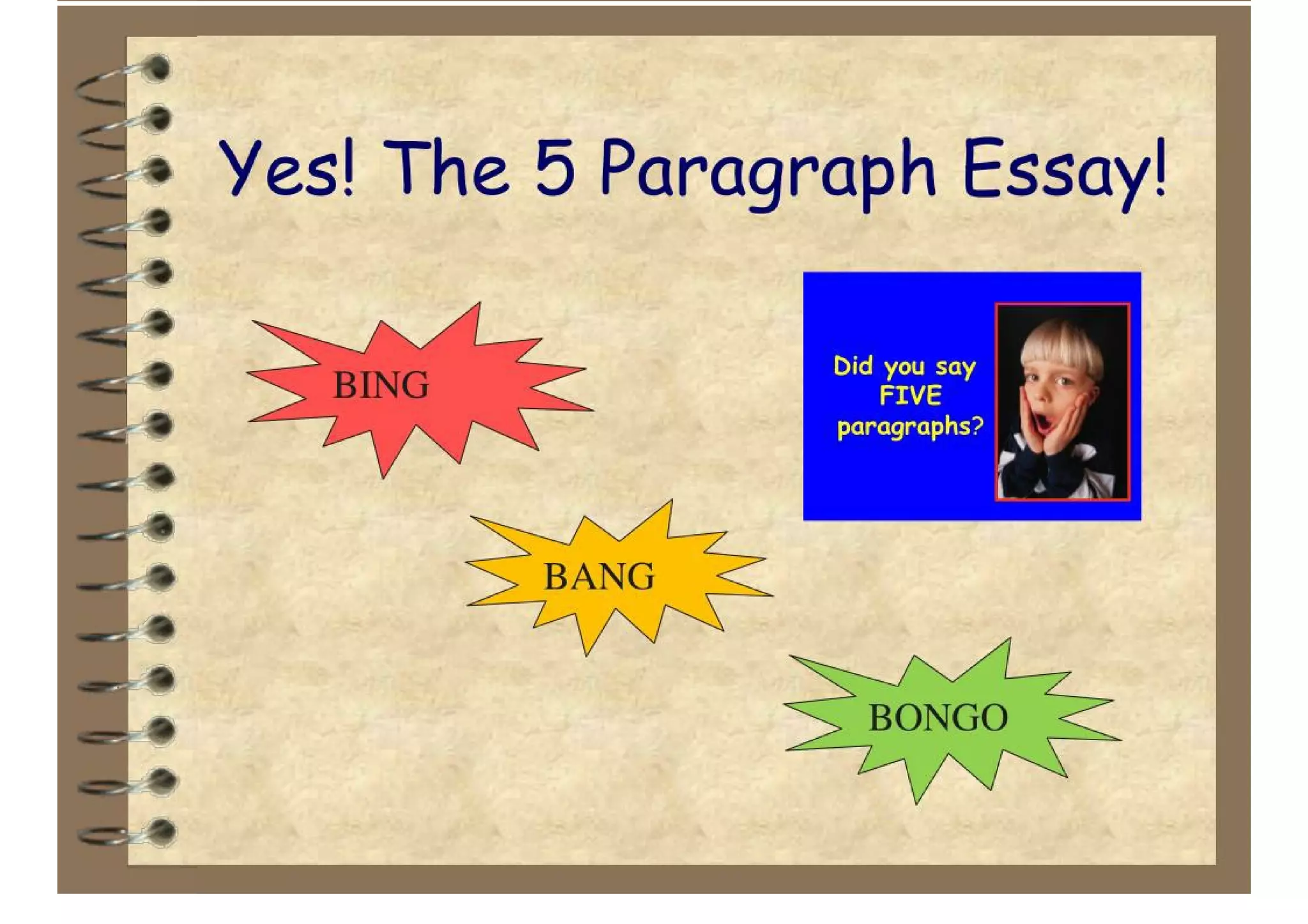 The 5 Paragraph Essay | PDF