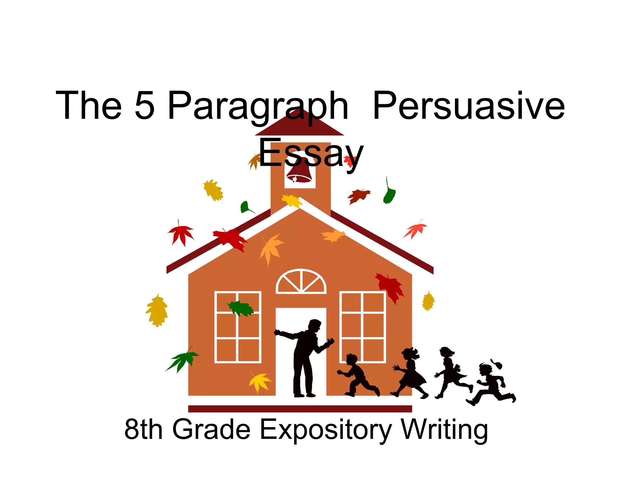 The 5 paragraph persuasive essay.ii