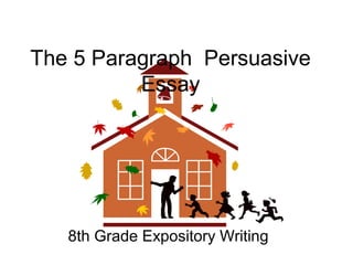 The 5 paragraph persuasive essay.ii