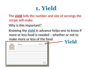 The_5_Parts_of_a_Recipe-Thayer.paptaaaaaaaa | PPT