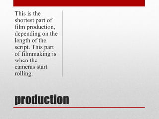The 5 Phases of Filmmaking.pptx | Video Production | Content Production