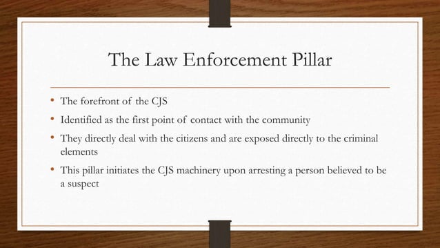The 5 Pillars of Criminal Justice System.pptx | Crime & Harmful Acts to ...