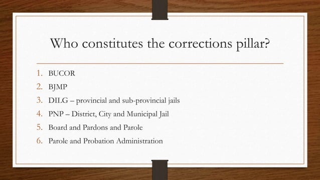 The 5 Pillars of Criminal Justice System.pptx | Crime & Harmful Acts to ...
