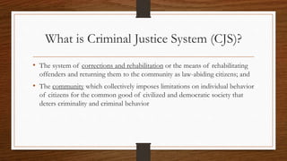 The 5 Pillars of Criminal Justice System.pptx