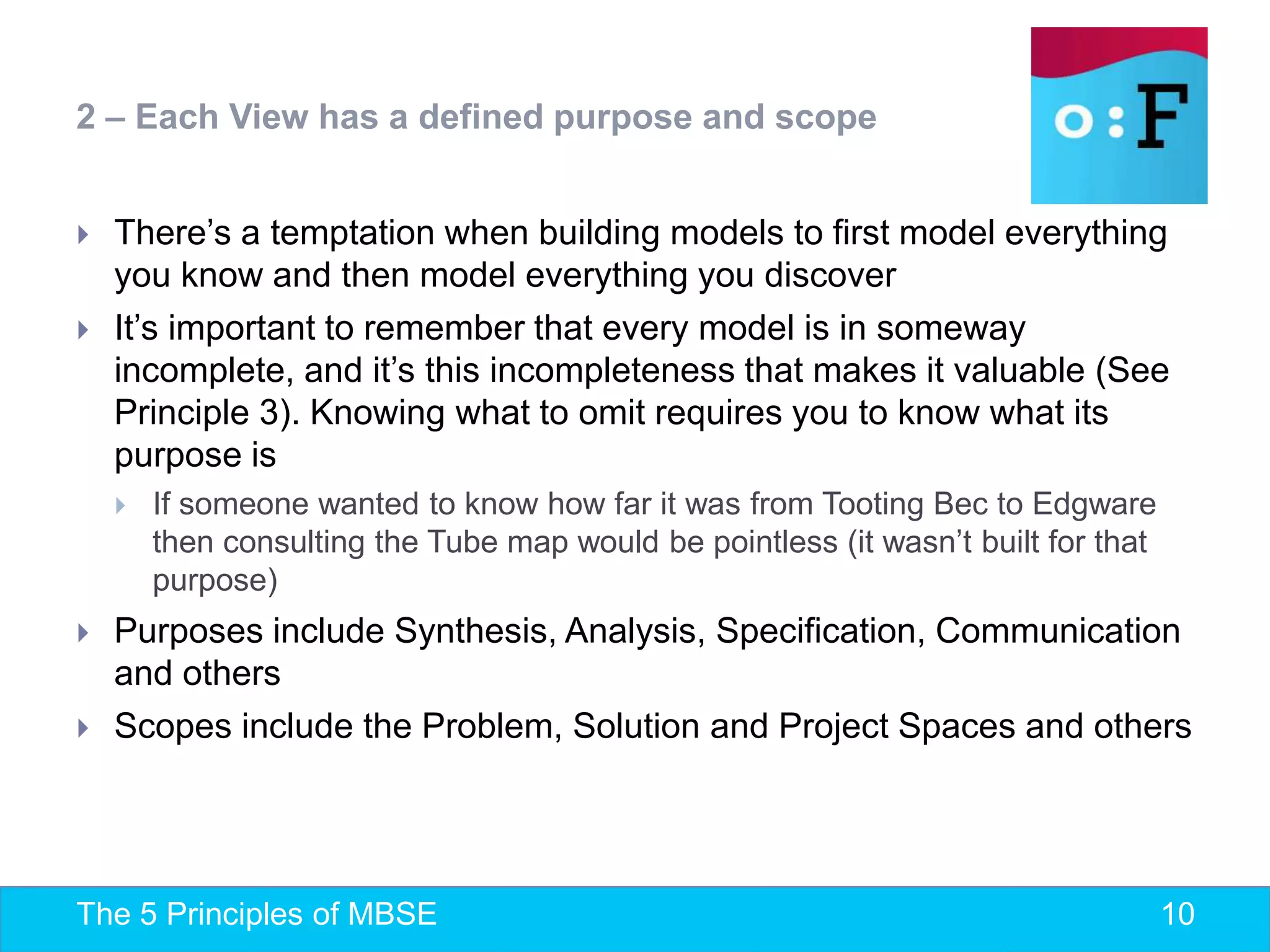 The 5 principles of Model Based Systems Engineering (MBSE) | PPTX