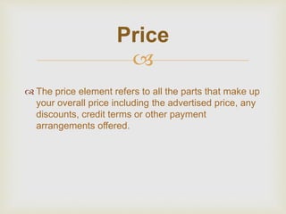 The 5 ps of marketing | PPTX