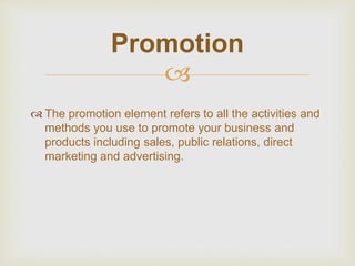 The 5 ps of marketing | PPTX