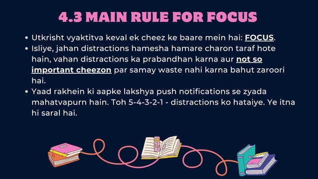 The 5 sec rule - Mel Robins (Hindi Summary) | PPT