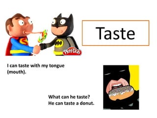 The 5 senses superheroes | PPTX