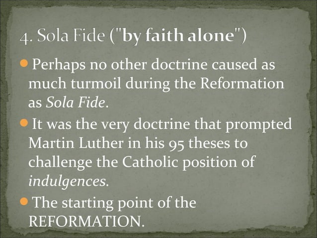 The 5 solas xp version | PPT | Christianity | Religion & Spirituality