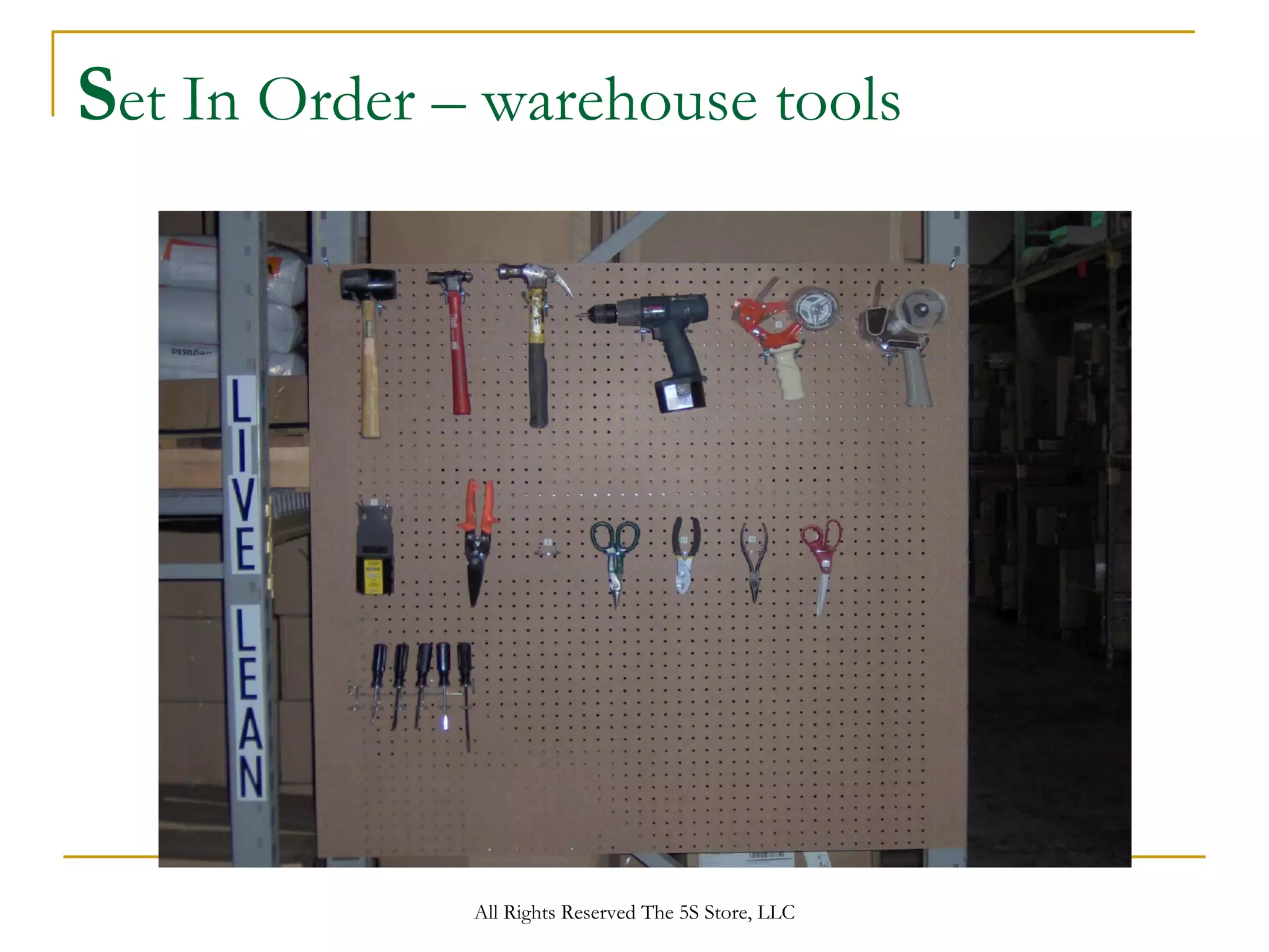 The 5S Store 5S Training Presentation | PDF | Home Improvement | Home ...