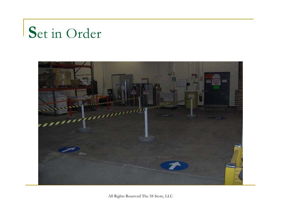 The 5S Store 5S Training Presentation