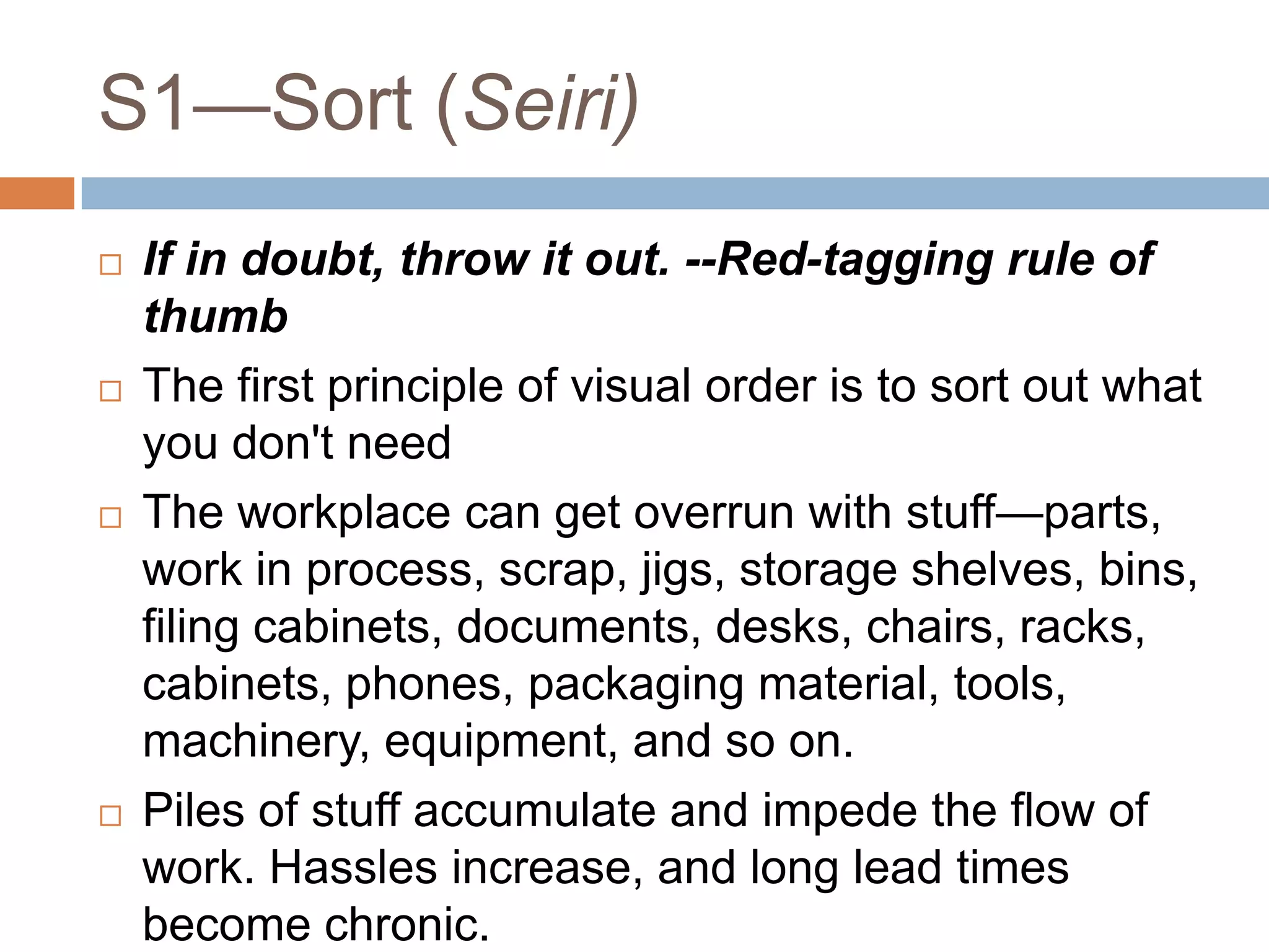 The 5 s system | PPT