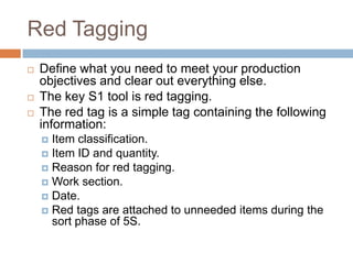 The 5 s system | PPT