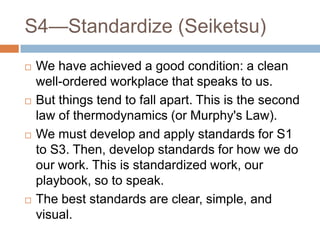 The 5 s system | PPT
