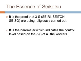 The 5 s system | PPT