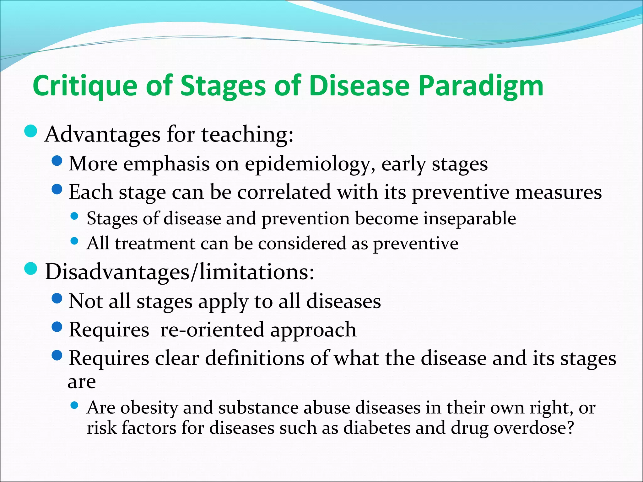 The 5 stages of disease and prevention | PPT