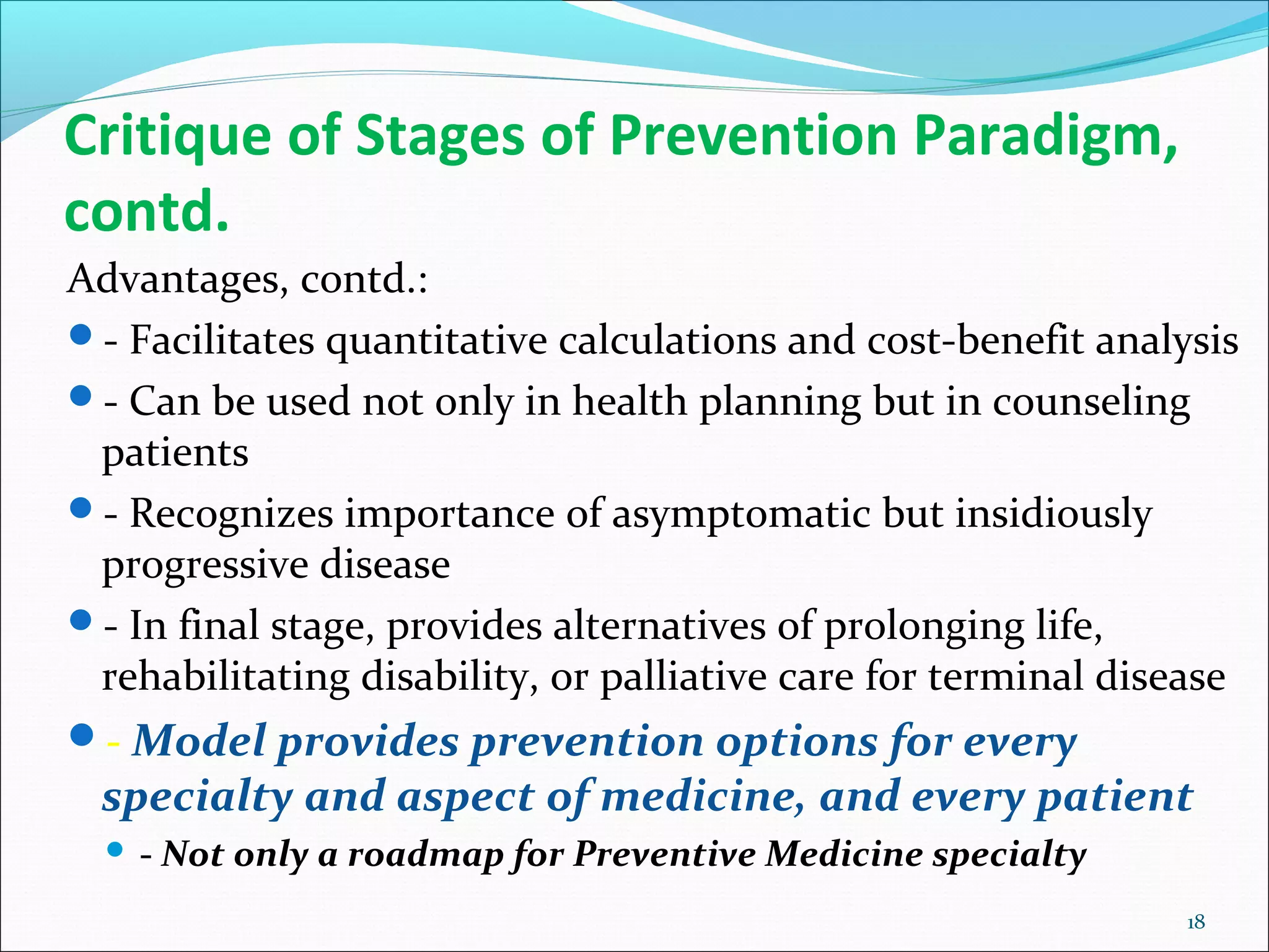 The 5 stages of disease and prevention | PPT
