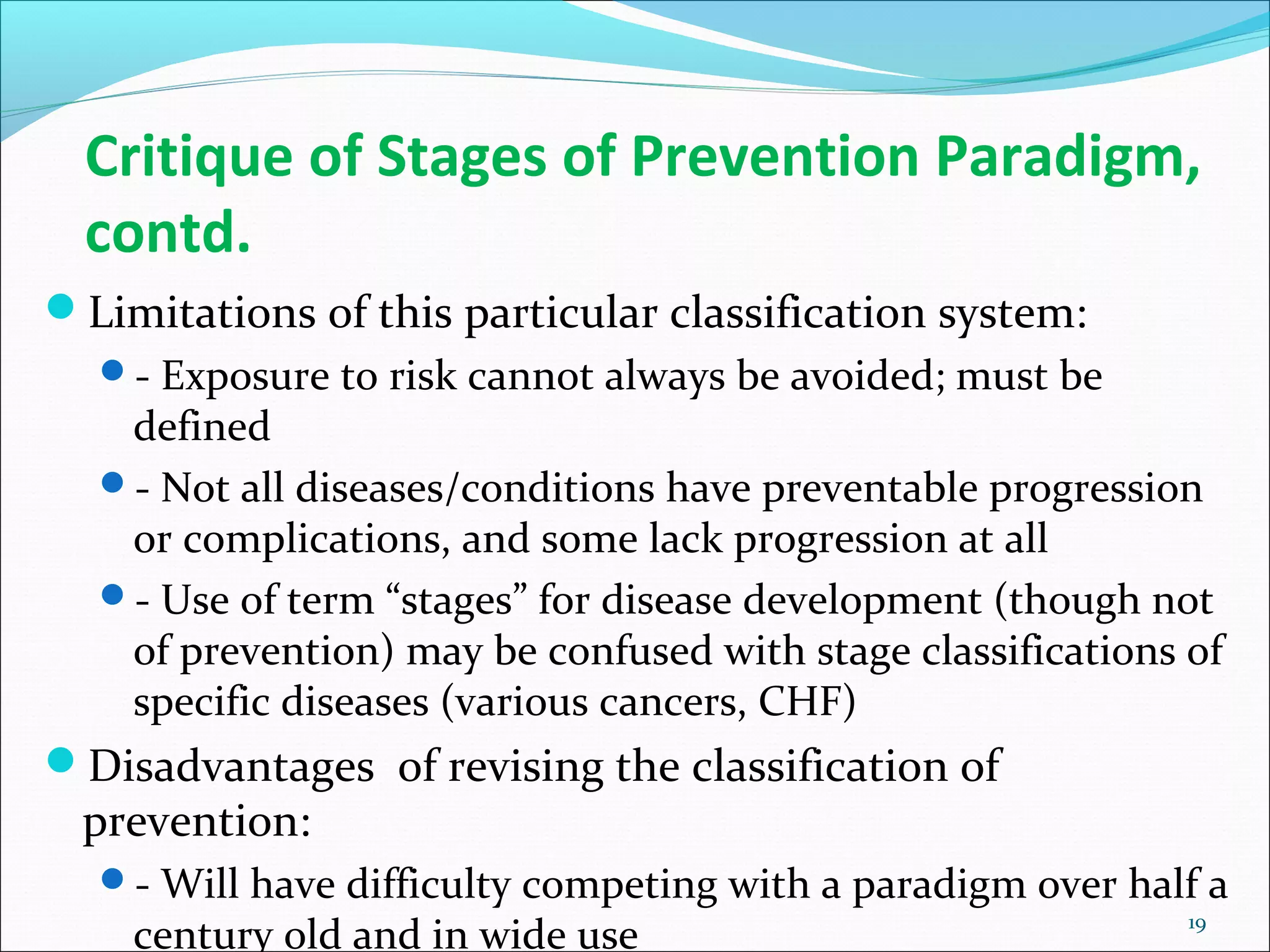The 5 stages of disease and prevention | PPT