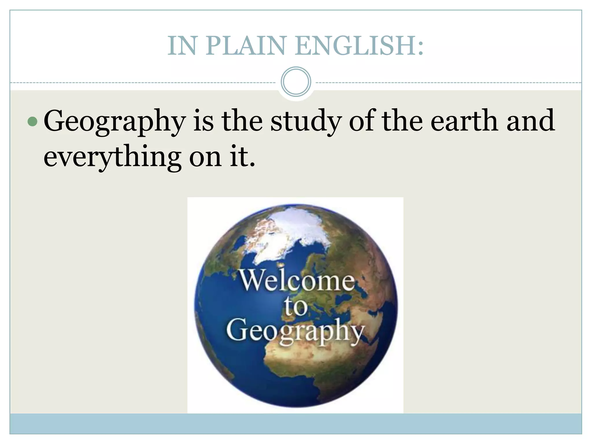 The 5 Themes of Geography | PPTX