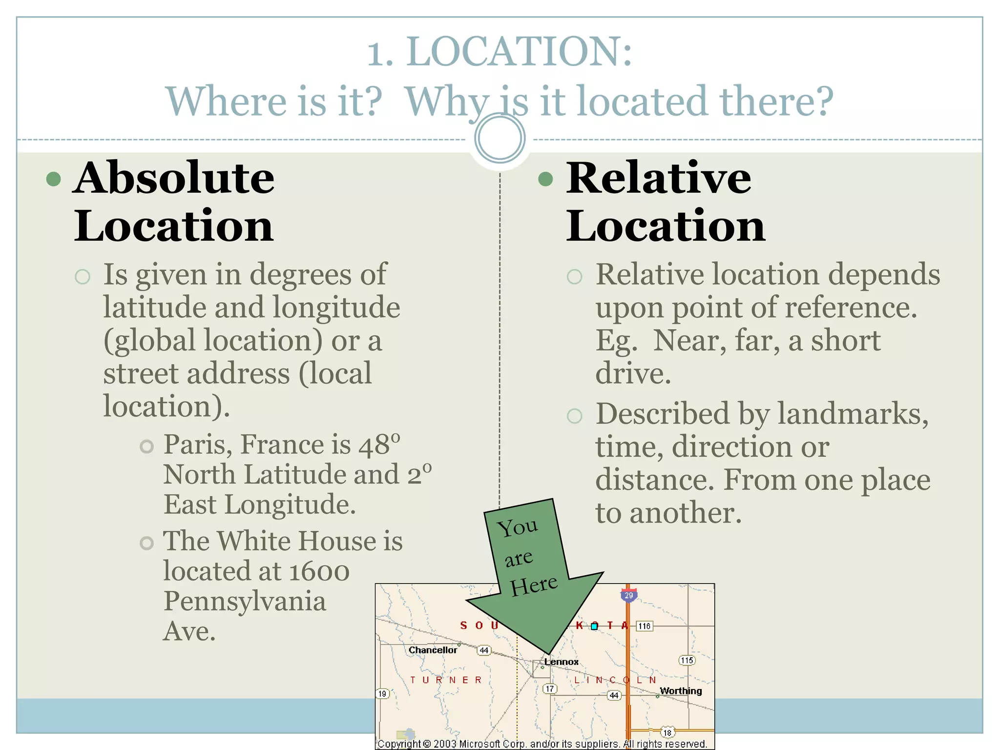 The 5 Themes of Geography | PPTX