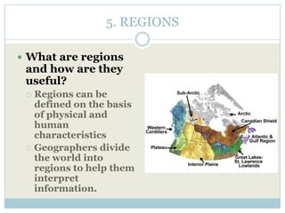 The 5 Themes of Geography | PPTX