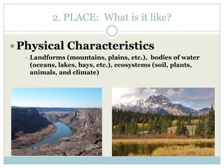 The 5 Themes of Geography | PPTX