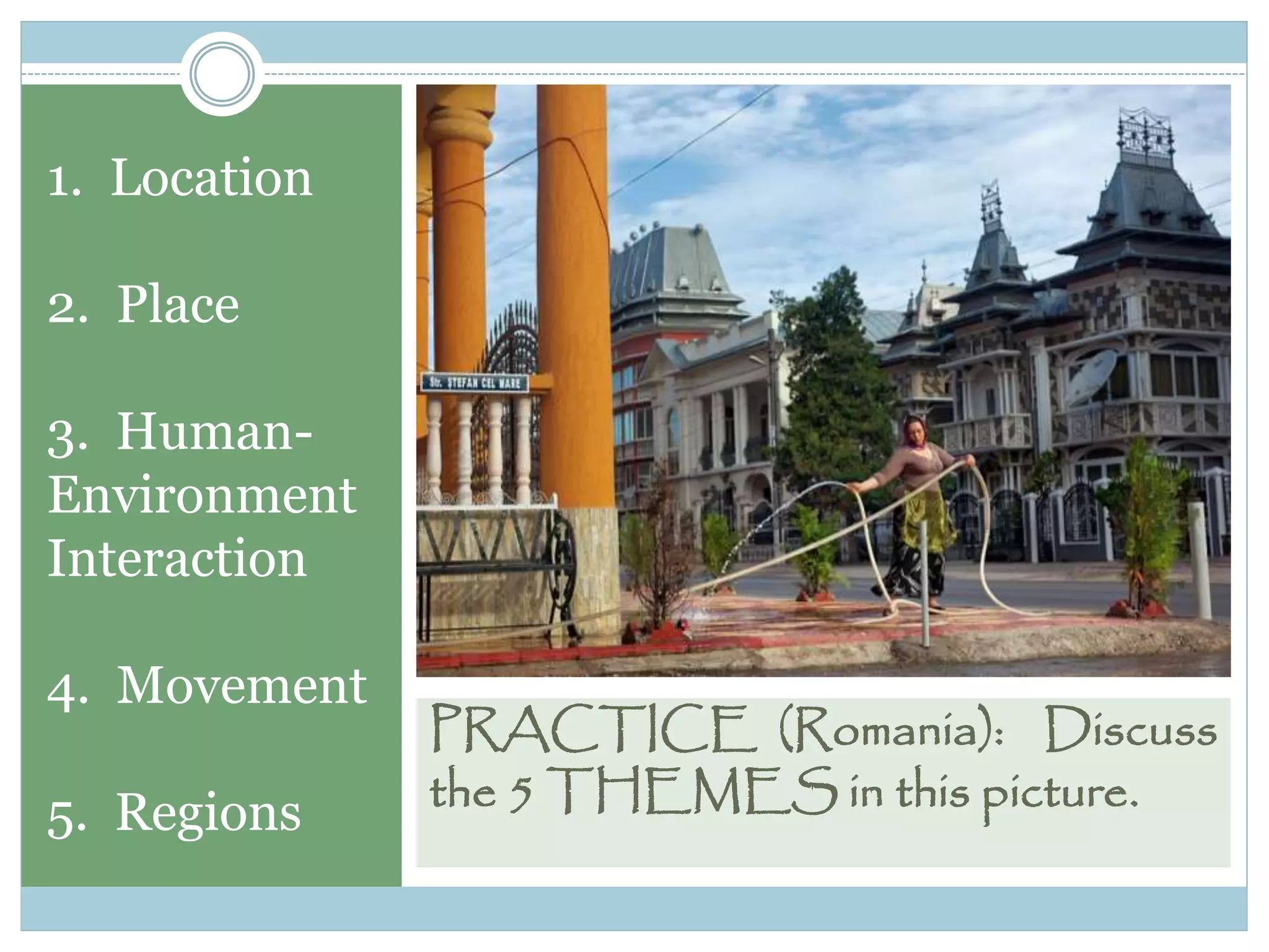 The Five Themes of Geography | PPTX