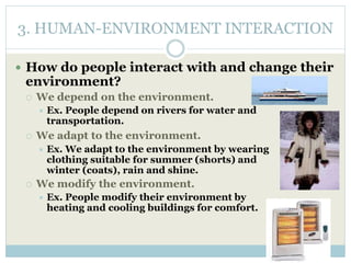 The Five Themes of Geography | PPTX | Geography | Science