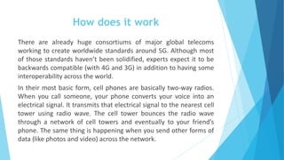 The 5th generation (5G) | PPTX | Computer Networking | Computing