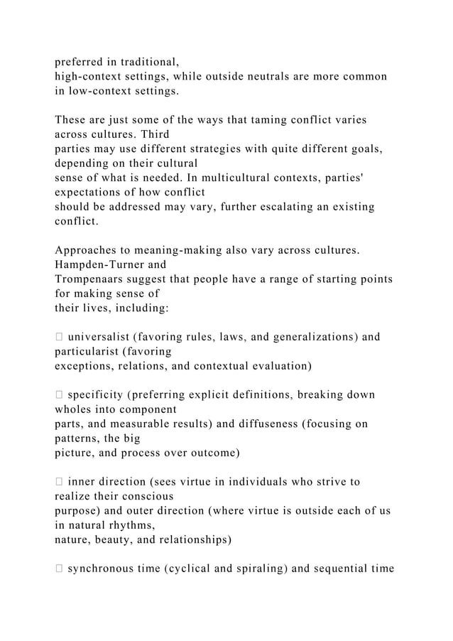 The 6-D model of national culture Geert Hofstede, assisted.docx