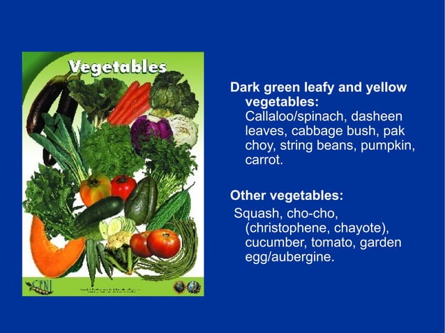 The 6 caribbean food groups | ODP