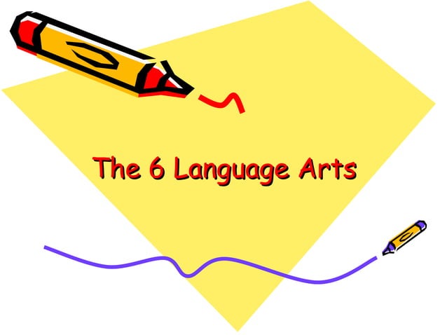 The 6 language arts and aquiring lang | PPT | Education