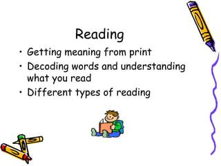 The 6 language arts and aquiring lang | PPT