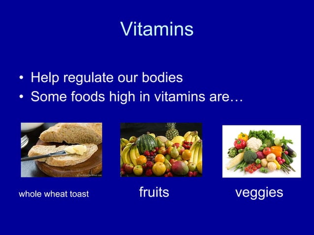 The 6 nutrients | PPT