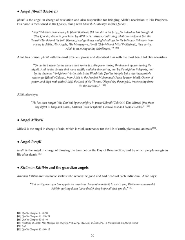 The 6 pillars_of_emaan Ibn Taymia | PDF