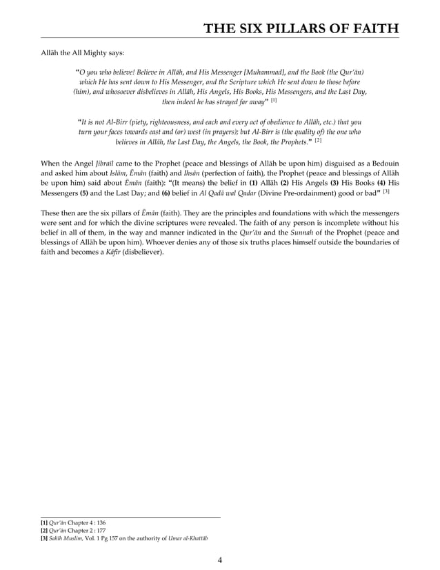 The 6 pillars_of_emaan Ibn Taymia | PDF