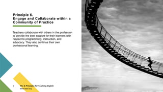 The 6 principles for teaching english | PPTX