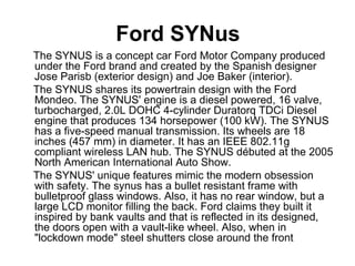 The 6 spectacular futuristic cars | PPT