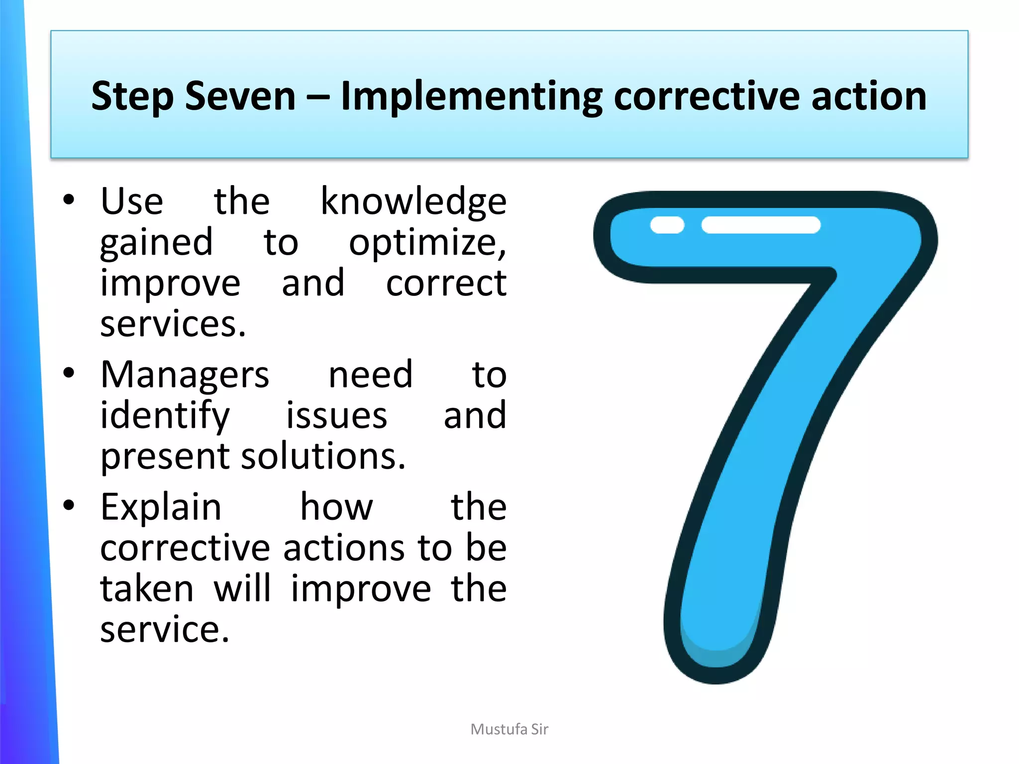The 7 step improvement process | PDF