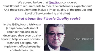 The 7 basic Quality Tools.pdf for helathcare | PPT