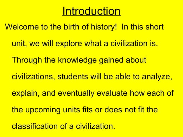 The 7 characteristics of a civilization | PPT | Religion & Spirituality