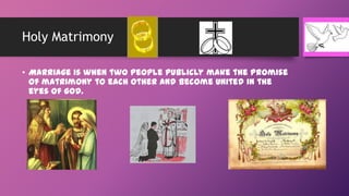The 7 christian sacraments Picture book | PPTX