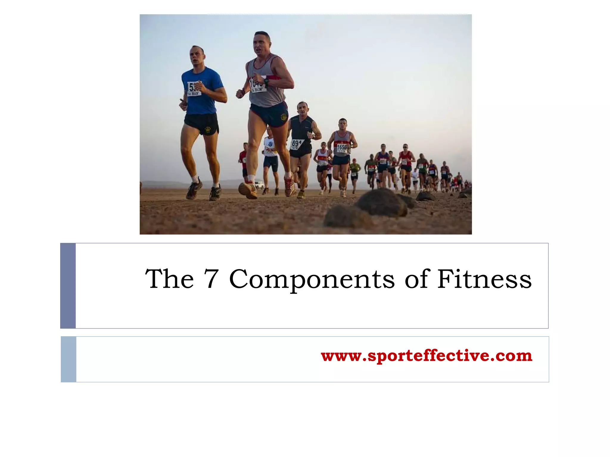 The 7 components of fitness | PPTX