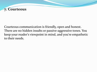 The 7 cs of communication | PPT