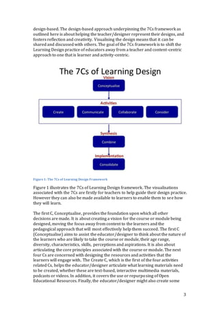 The7 Cs of learning design chapter | DOCX | Web Development | Internet
